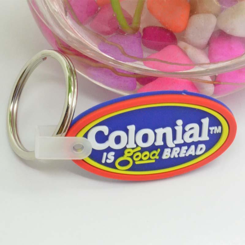 Soft pvc keychain with custom logo - PVC keychain