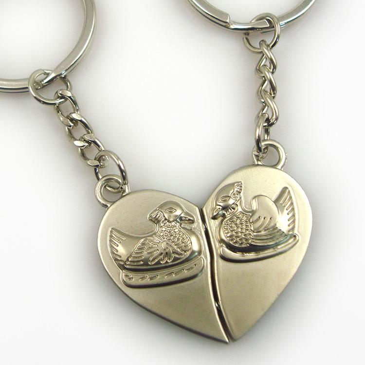 Wholesale Cheap Heart Matching Keychains For Couples - Couple Keychain