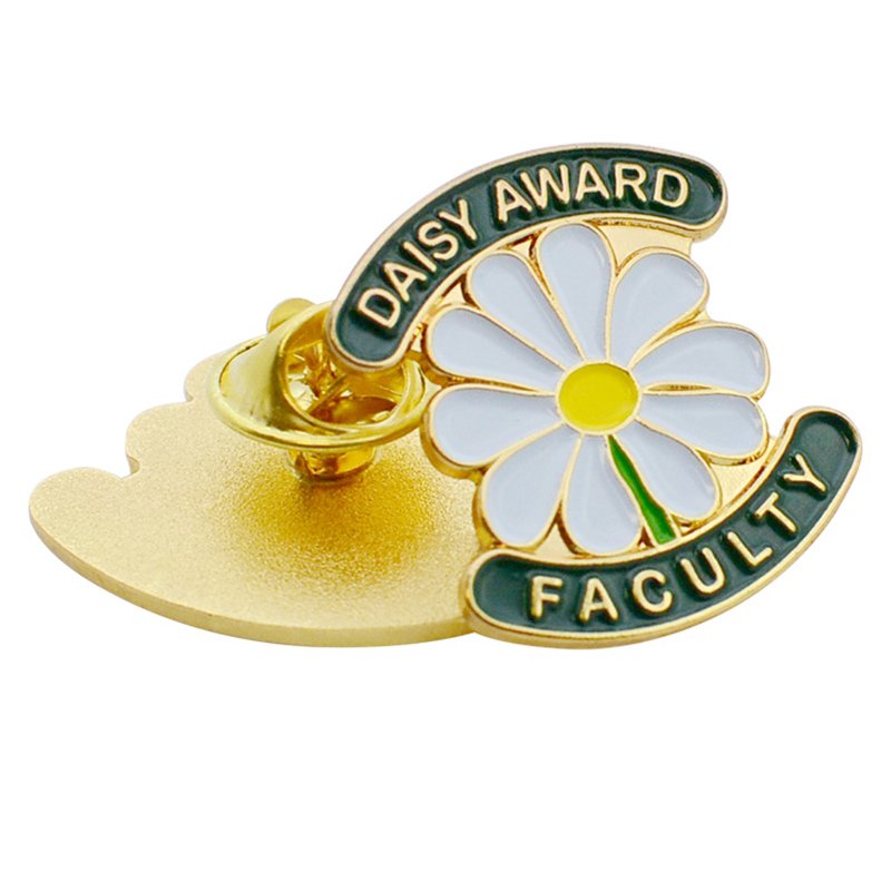 Odm No Minimum Custom Enamel Pin Metal Mens Flower Lapel Pin Pin Badge