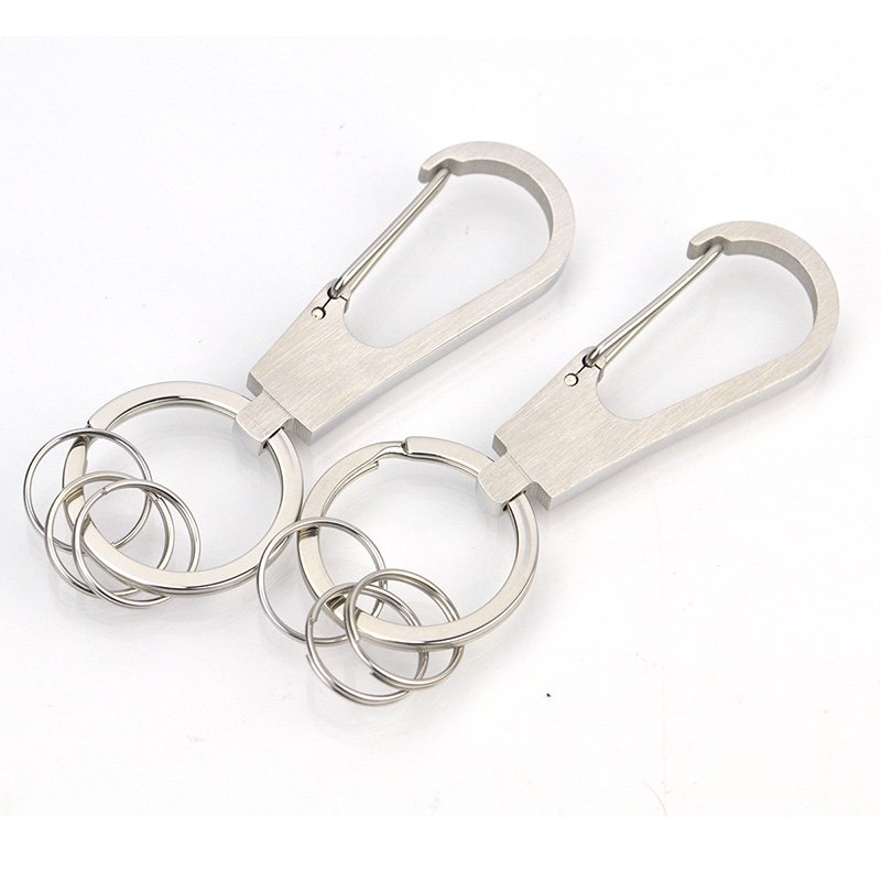 Wholesale Bulk Metal Carabiner Key Ring Customised Keychain ...