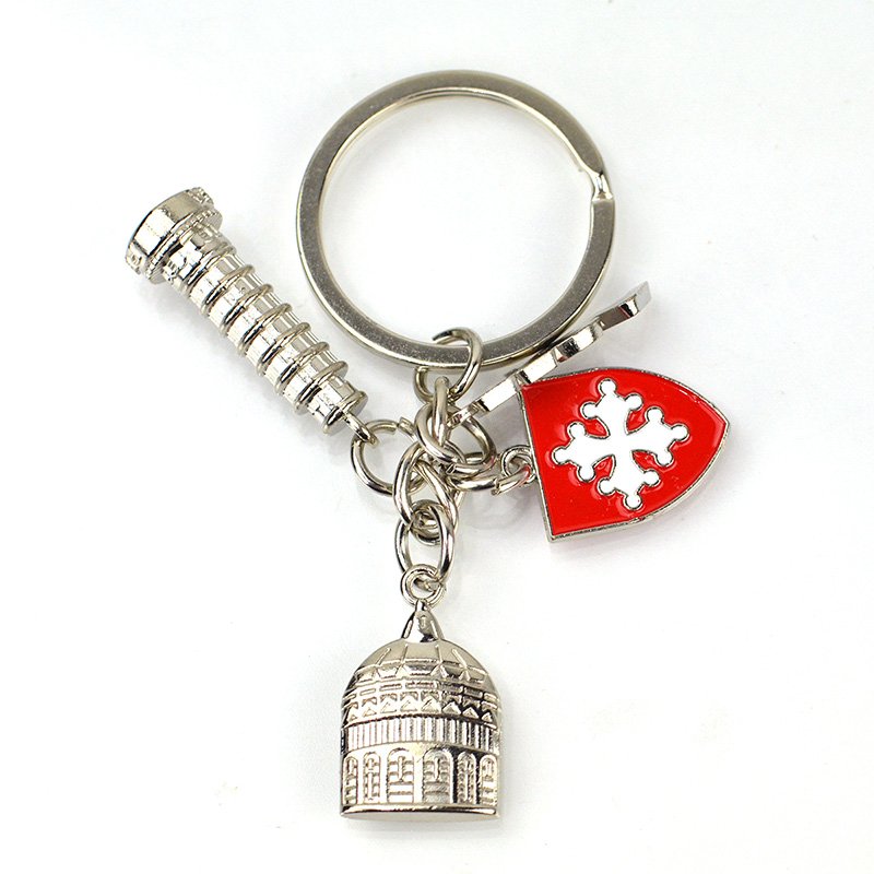 Italy Souvenir Metal Keychain Custom Design Key Chain - Metal Keychain