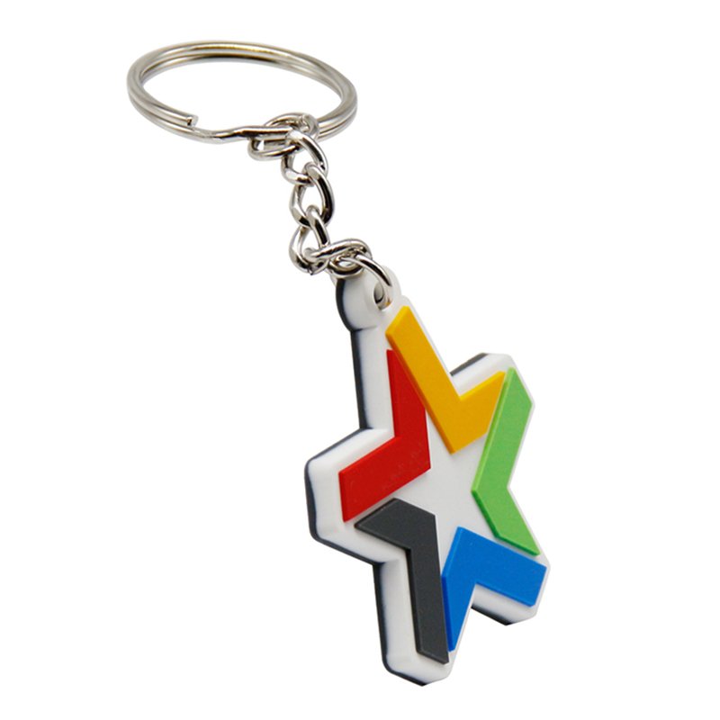 Custom Pvc Keychain 2D Keyring Plastic Pvc Key Chain Rubber - PVC keychain