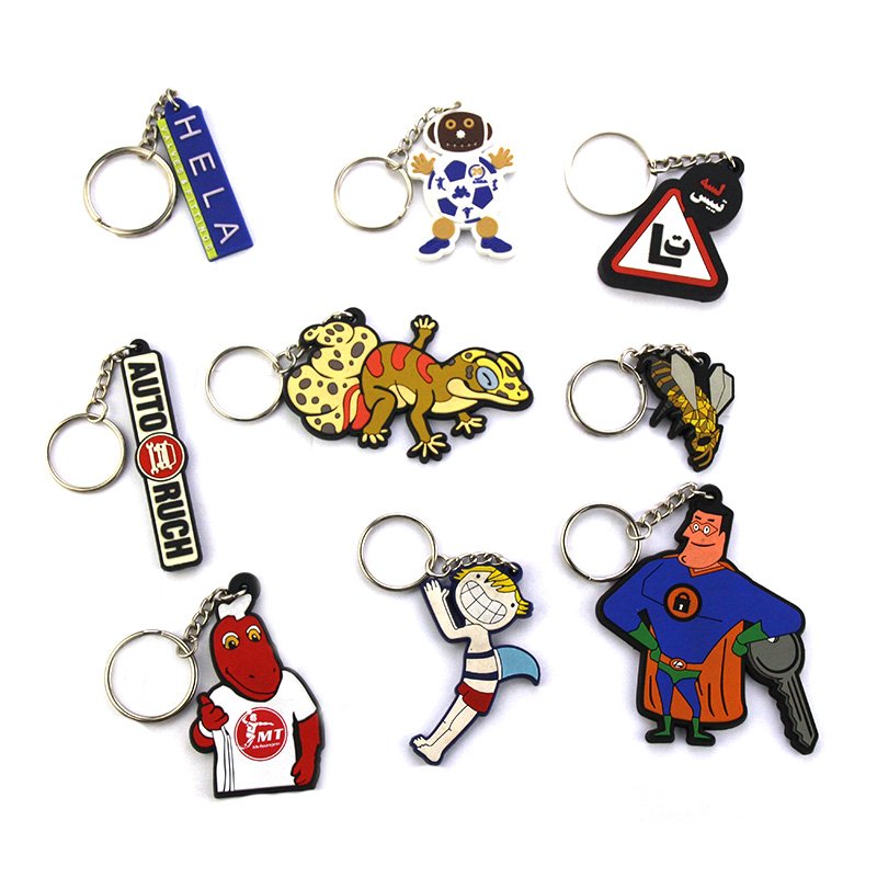 Wholesale Promotion Custom Shaped Pvc Rubber Keychains - PVC keychain