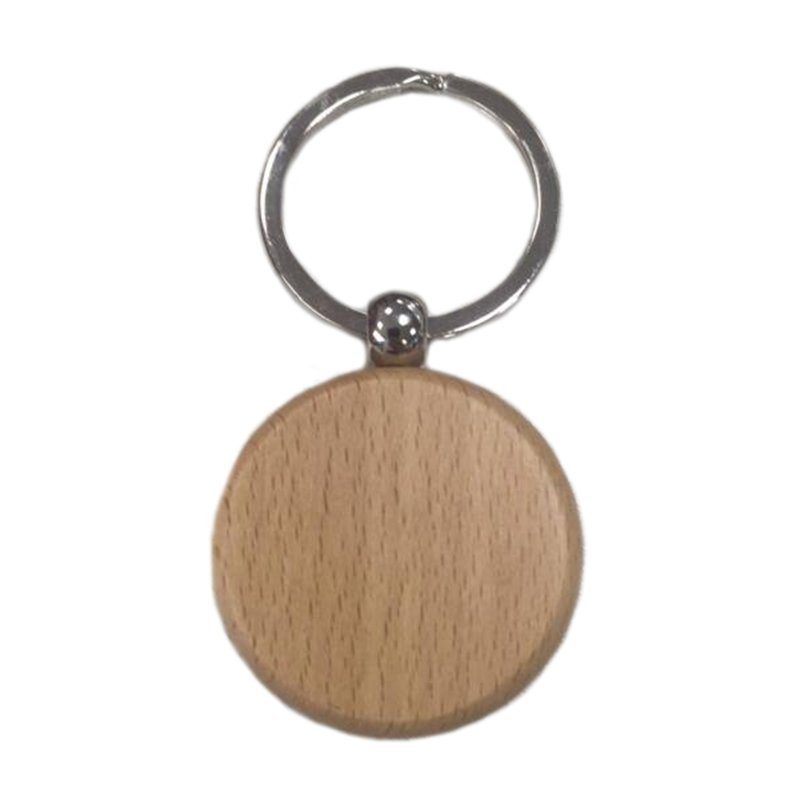 Blank Laser Engraving Keychain Custom Wooden Logo Key Chains - Wood ...
