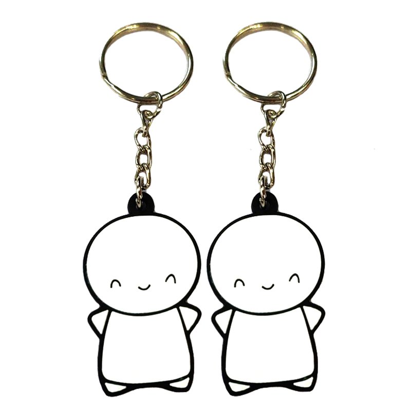 No Minimum Wholesale Keychains Custom Soft Pvc House Key Chain - PVC ...